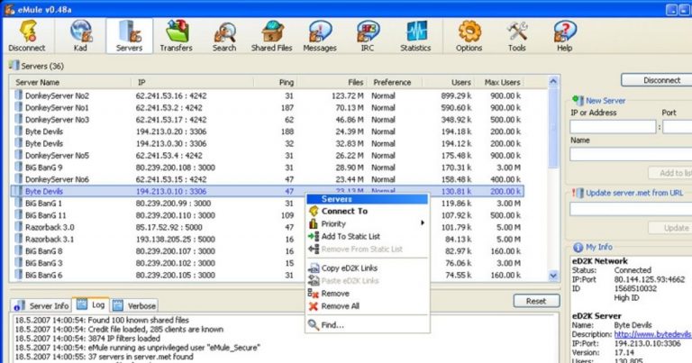 eMule 2025: Descargar gratis y mejores servidores Tecnoguia