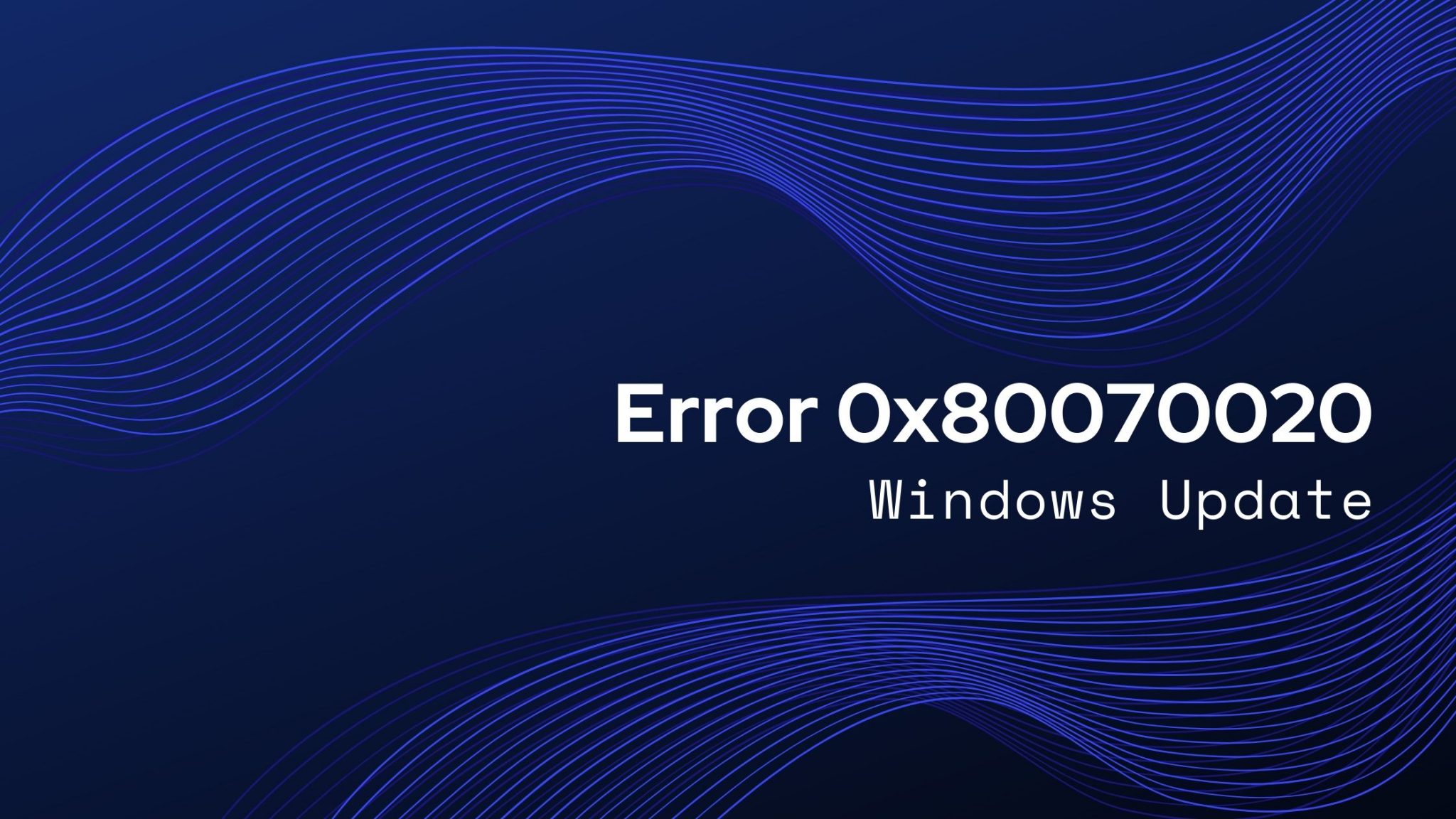 Cómo arreglar el error 0x80070020 de Windows Update - Tecnoguia
