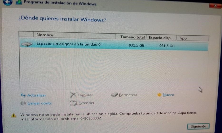 ¿Cómo arreglar el error 0x80300002? - Tecnoguia