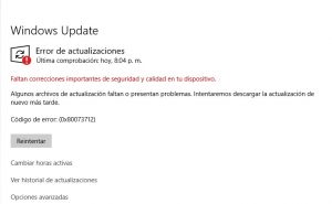 Error 0x80073712 de Windows Update: 4 formas de repararlo - Tecnoguia