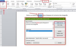 Cómo activar el corrector en Word - Tecnoguia