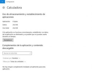 Cómo restablecer y reinstalar la calculadora en Windows 10 - Tecnoguia