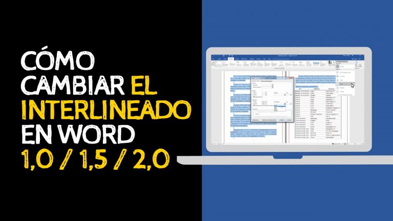 Cómo poner interlineado en Word - Tecnoguia