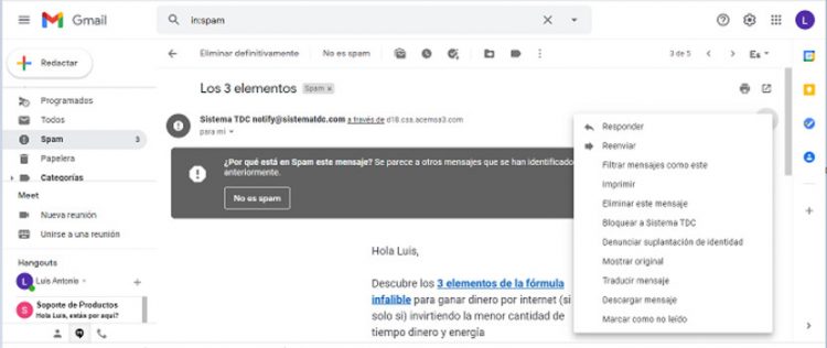 Cómo bloquear una dirección de correo electrónico - Tecnoguia Cómo bloquear una dirección de correo electrónico - Tecnoguia