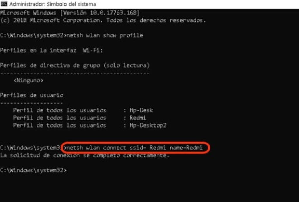 Cómo conectarse a una red WiFi con comandos CMD - Tecnoguia