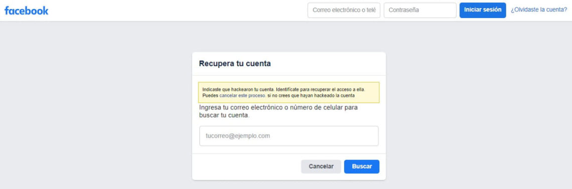 ¿Cómo reportar cuenta comprometida de Facebook? - Tecnoguia