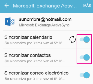 Cómo sincronizar correos, contactos y calendario Outlook en Android