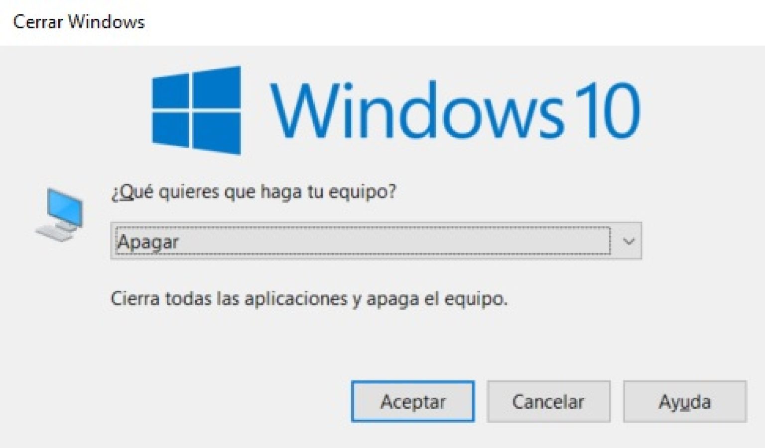 Cómo apagar tu PC con el teclado - Tecnoguia