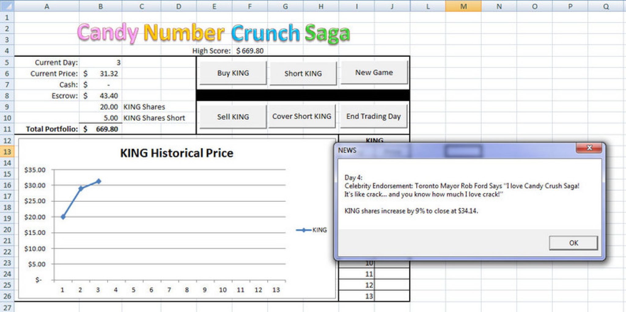 Los 6 juegos más divertidos para jugar en Excel - Tecnoguia