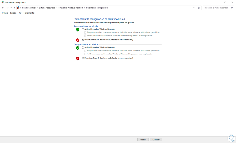 Cómo desactivar Firewall de Windows 10 desde CMD - Tecnoguia