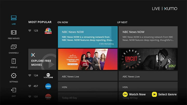 Xumo TV: cómo ver sus 250 canales gratis - Tecnoguia