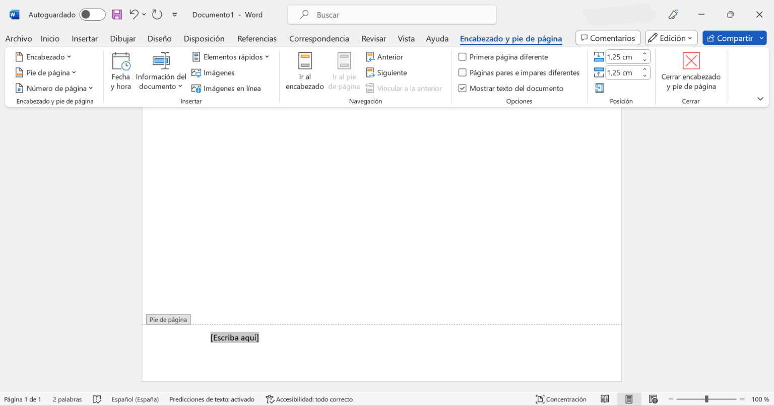 Cómo insertar un pie de página en Word: pasos a seguir - Tecnoguia