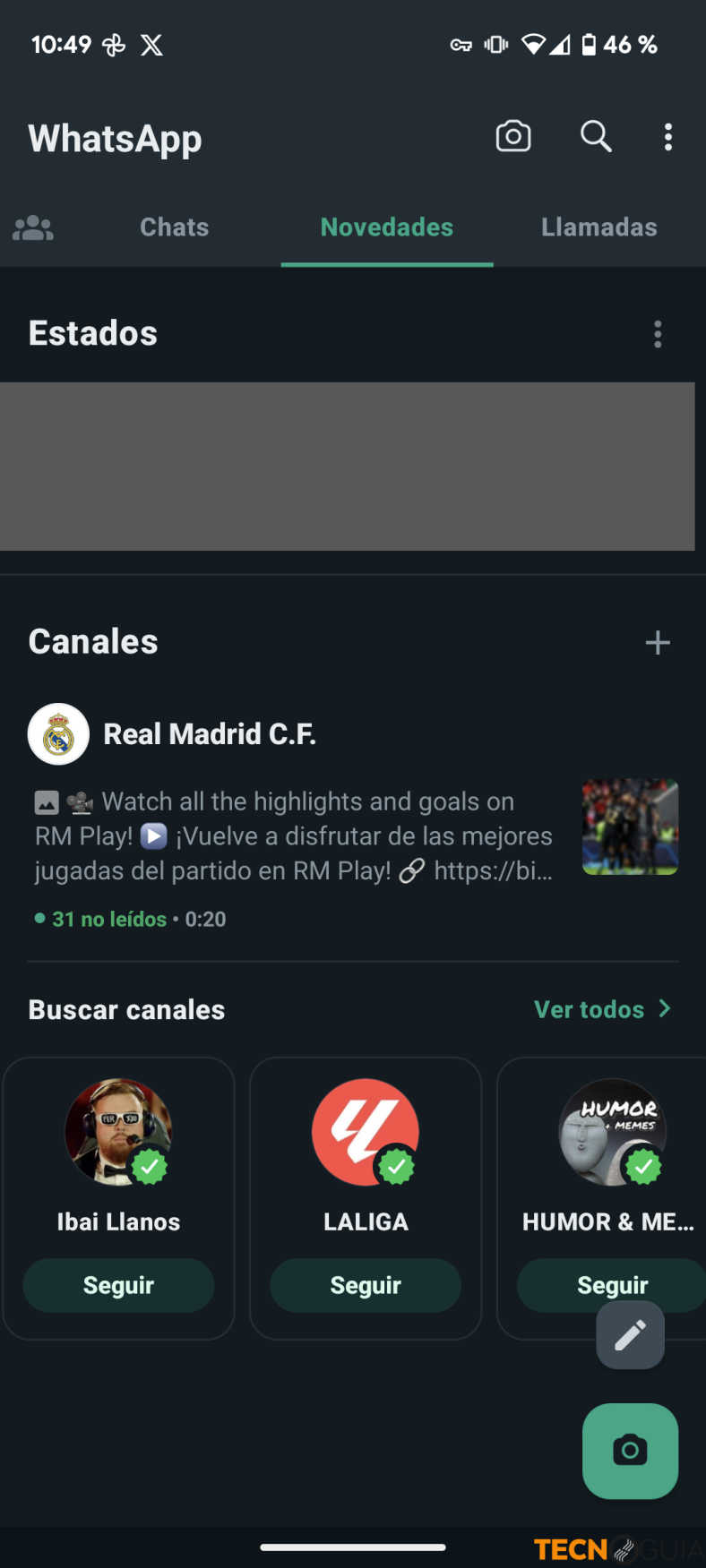 Cómo quitar canales de WhatsApp - Tecnoguia