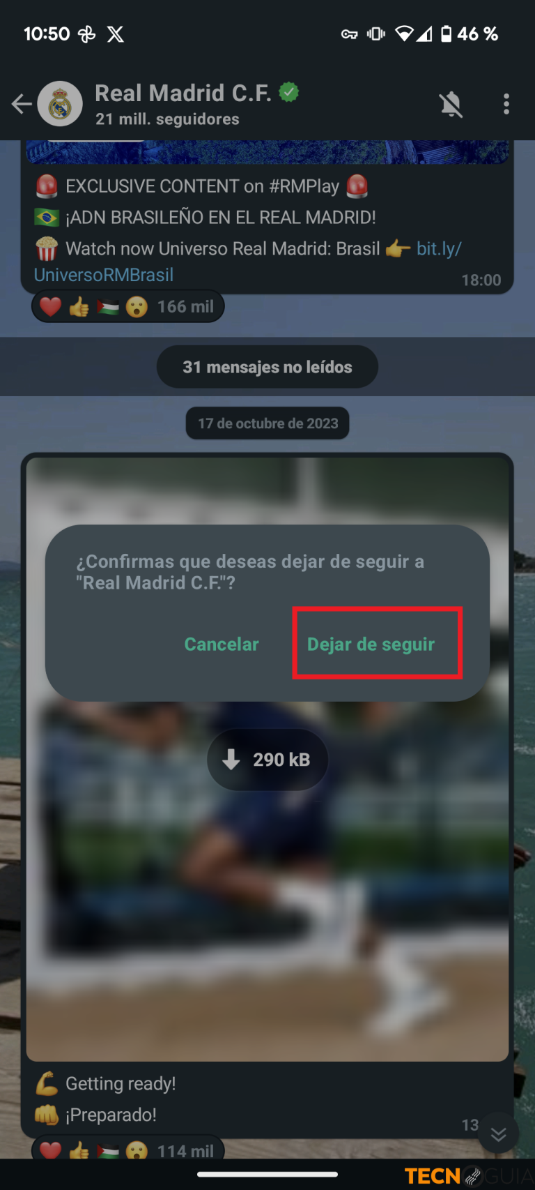 Cómo quitar canales de WhatsApp - Tecnoguia