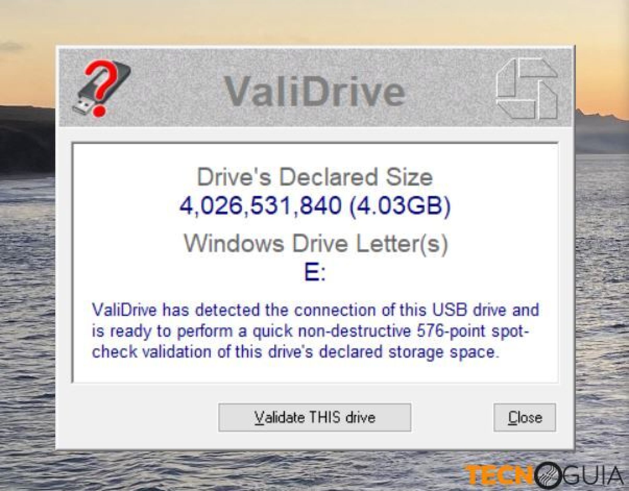 Cómo funciona ValiDrive, el software para verificar memorias USB - Tecnoguia