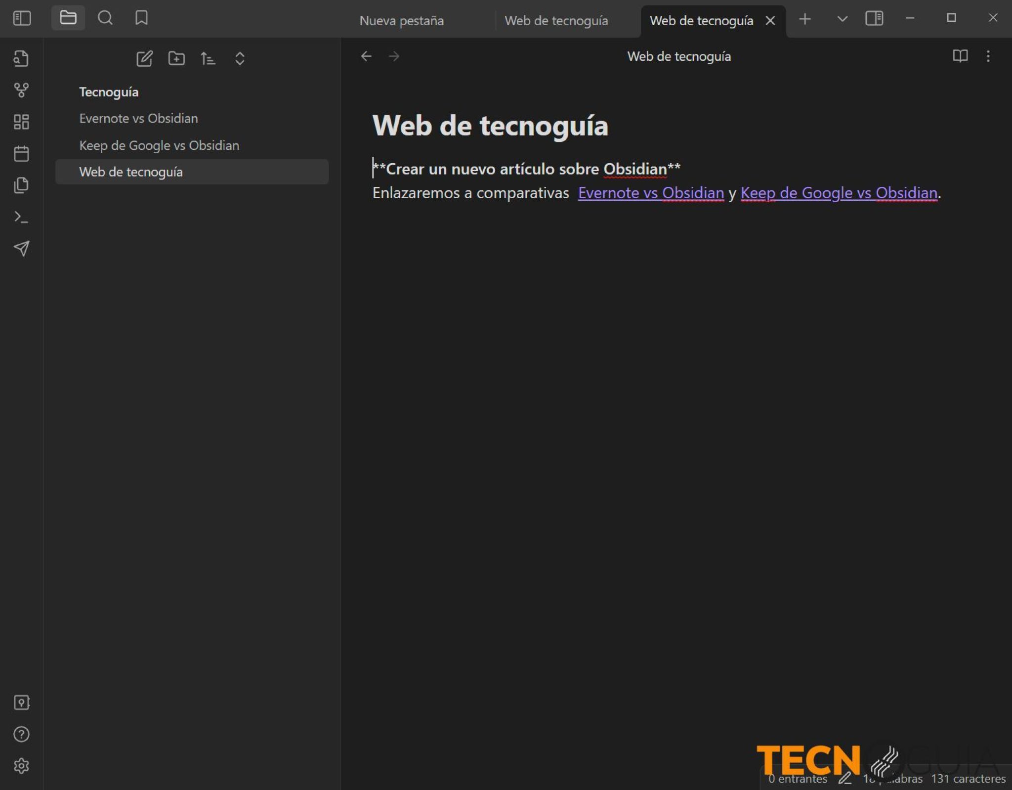 Obsidian: Todo lo que debes saber sobre esta app de notas - Tecnoguia